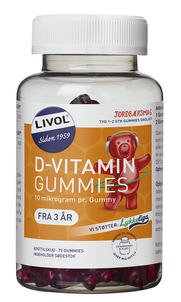 Livol D-vitamin Gummies - NYHED! - D-vitamin nu som gummies.